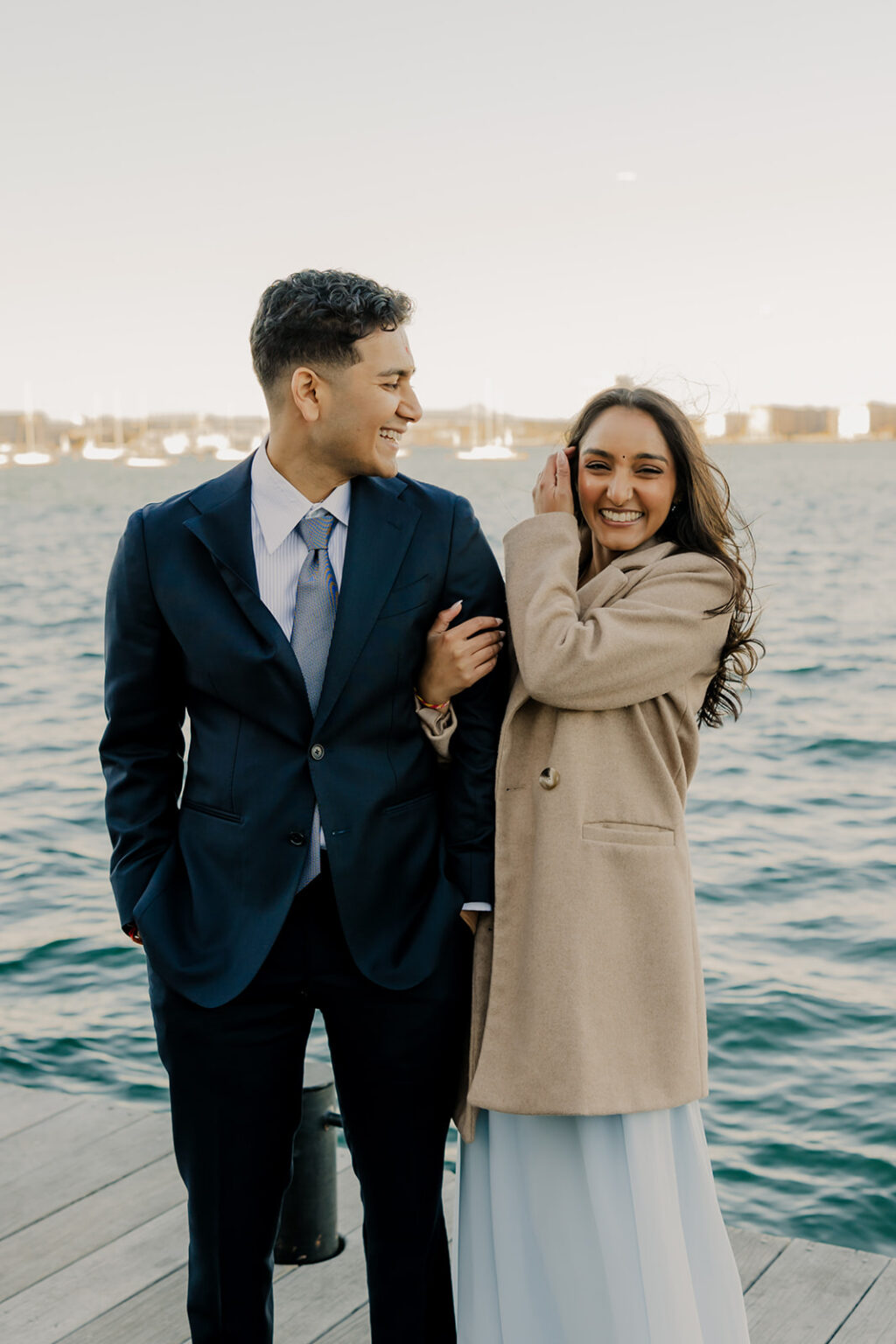 Seaport Engagement Photos: The Perfect Boston Skyline Backdrop ...